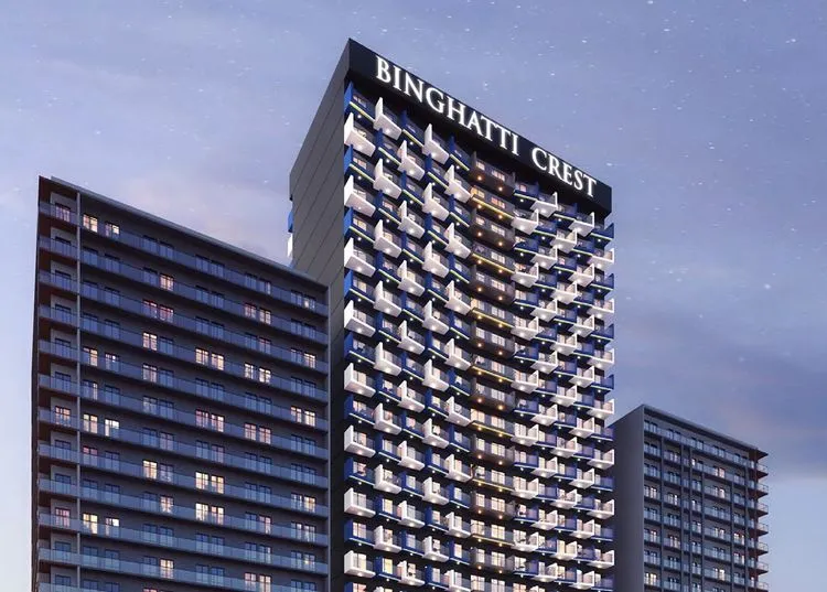 Binghatti Crest Apartments in Jumeirah Village Circle (JVC)